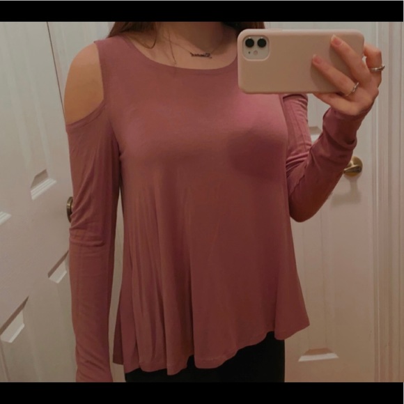 Garage | Tops | Dark Pink Long Sleeve 1 Grey Long Sleeve | Poshmark
